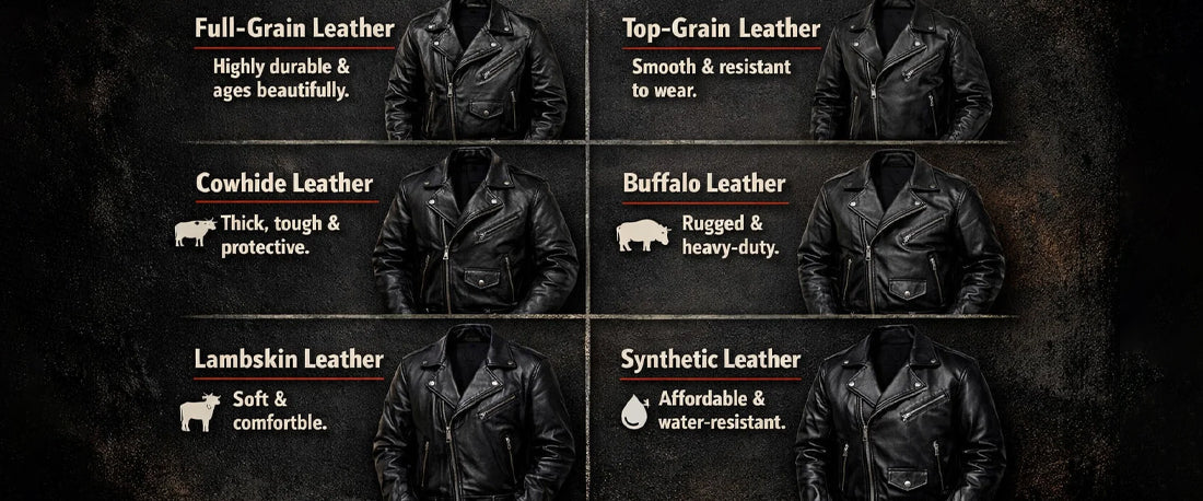 Best Leather for Durable Men’s Biker Jackets
