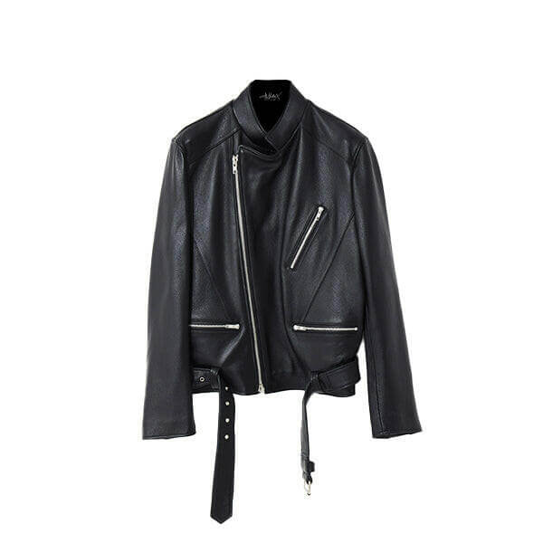 Women Collar Edge Black Rider Jacket - AU LeatherX