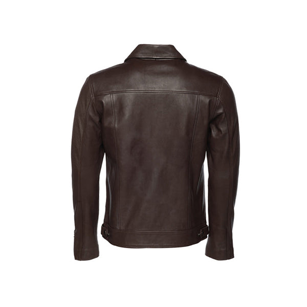 Men's old English Brown Leather Jacket