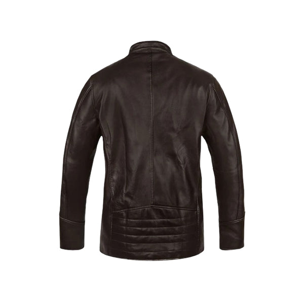 Men's old English Brown Leather Jacket
